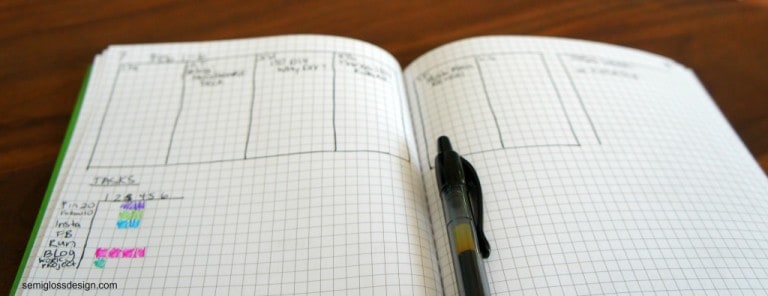 Organizing DIY Projects with a Bullet Journal - Semigloss Design