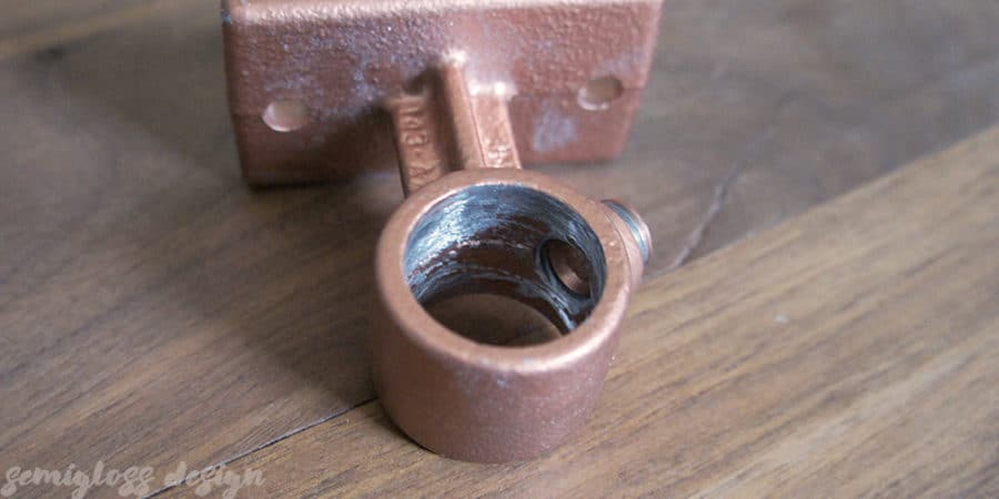 Super Easy DIY Stair Handrail Made from Copper Pipe - Semigloss Design