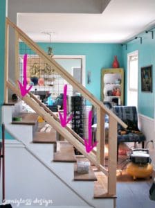 Must See Modern DIY Stair Railing Makeover Tutorial - Semigloss Design