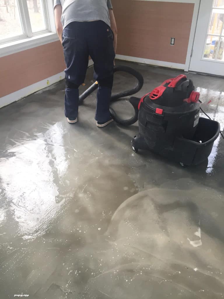 Concrete Floor Staining Process Flooring Tips
