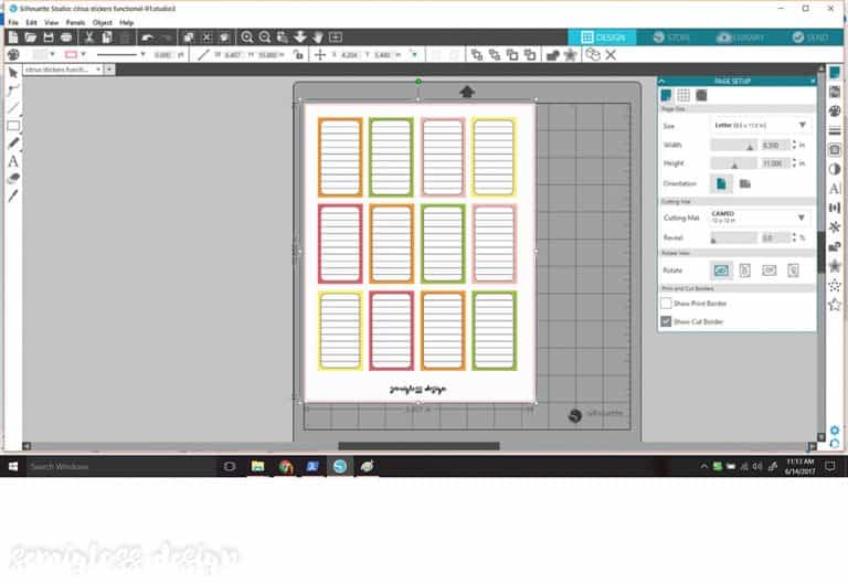 How to Cut Stickers with a Silhouette - Semigloss Design