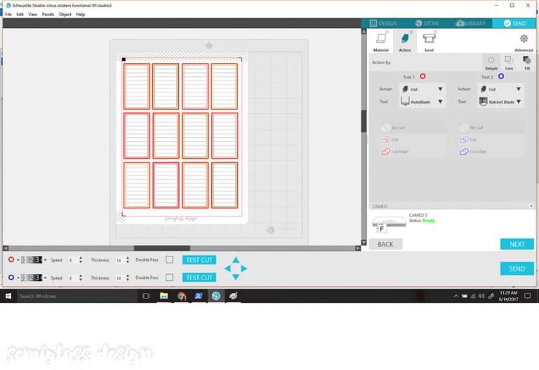 How to Cut Stickers with a Silhouette - Semigloss Design