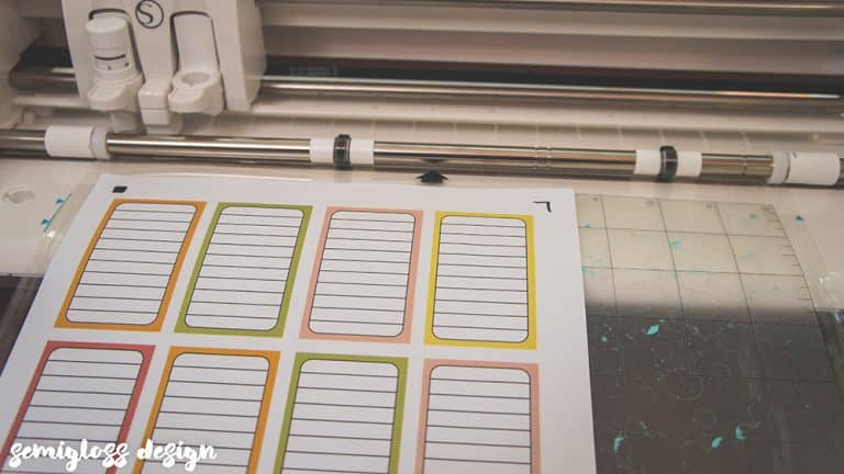 How to Cut Stickers with a Silhouette - Semigloss Design
