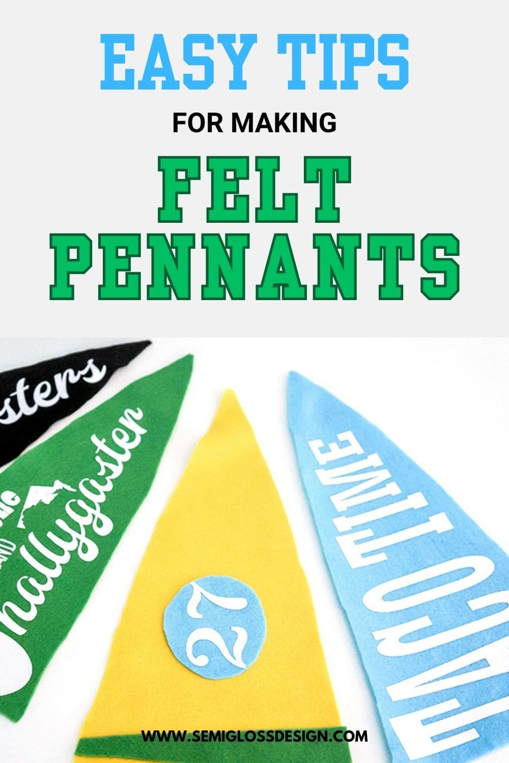 Learn How to Make Your Own Vintage Style Pennant