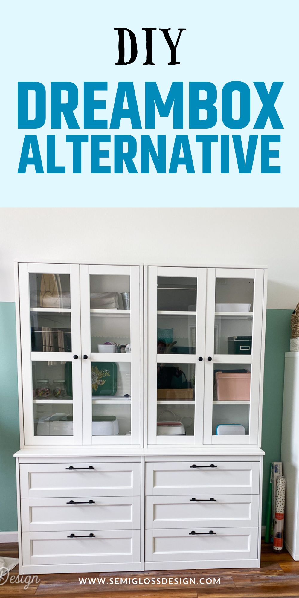 Dreambox Alternative: Affordable Craft Storage Ideas - Semigloss Design