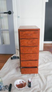 Vintage Looking IKEA Helmer Hack: Instantly Age New Furniture
