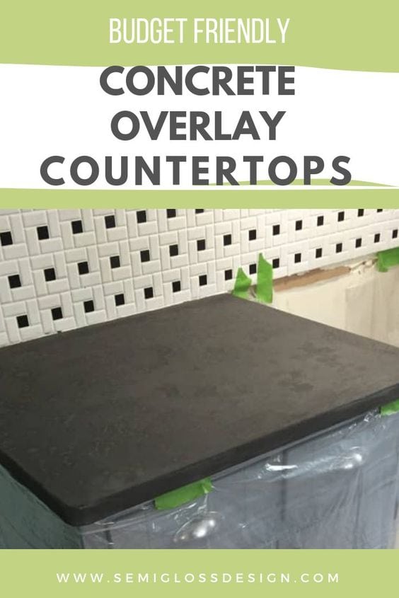 How to Install Concrete Overlay Countertops for Less than $100