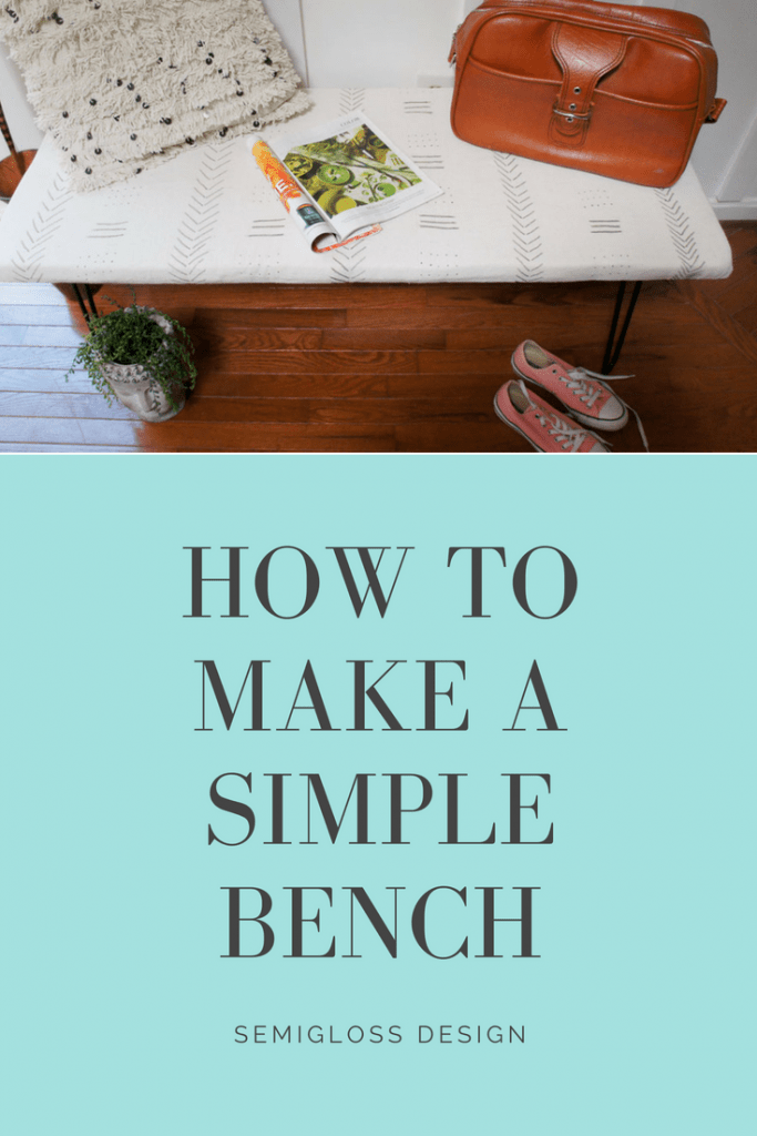 How to Make an Easy DIY Bench to Add More Seating