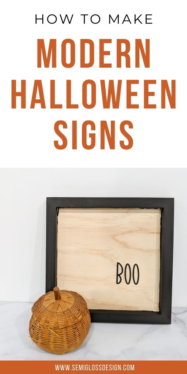 Learn How to Make Your Own DIY Halloween Signs for Fall