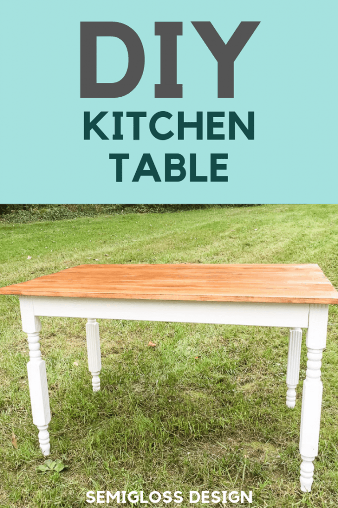 Learn How to Make an Easy to Build DIY Kitchen Table