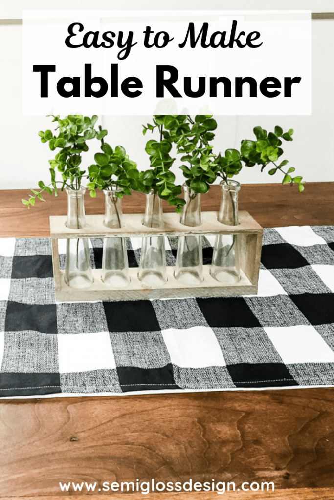 How to Make a Table Runner: The Easy Way! - Semigloss Design