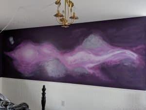 How to Paint a DIY Galaxy Wall Mural - Semigloss Design