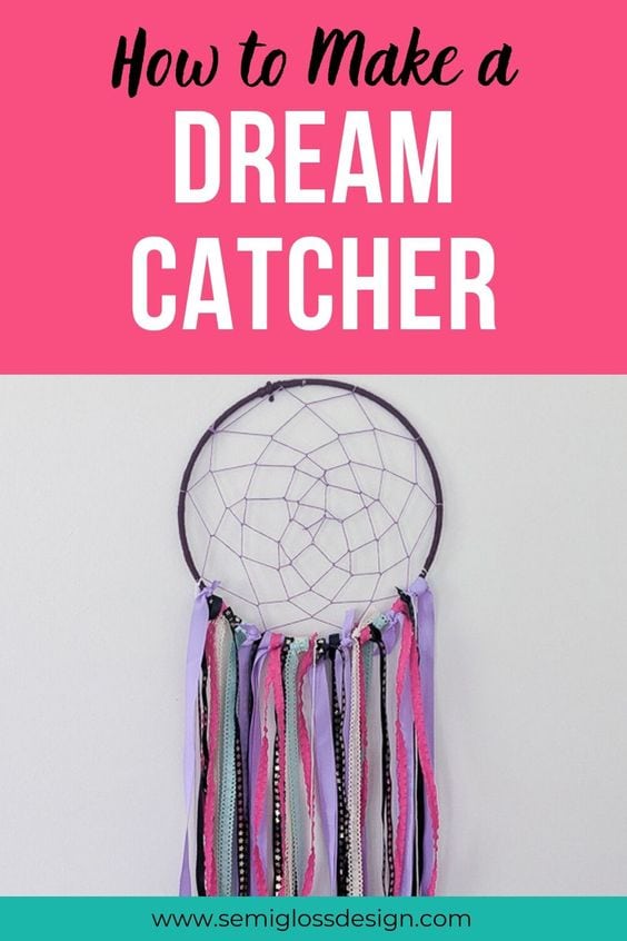 How to Make a DIY Dream Catcher - Semigloss Design