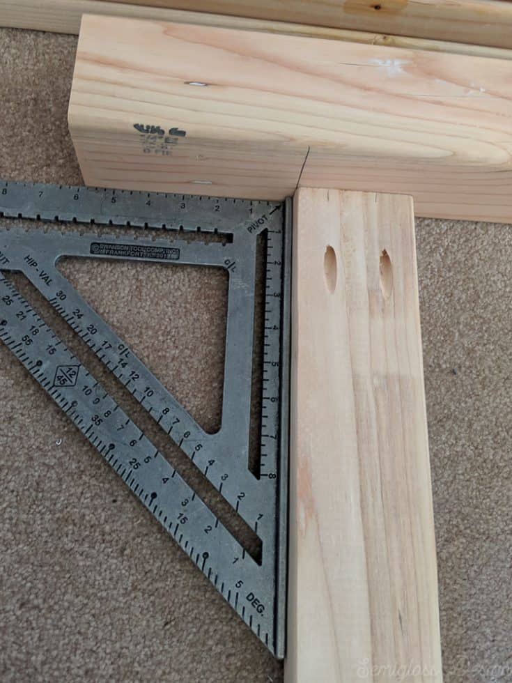 How to Build a DIY Canopy Bed Frame - Semigloss Design