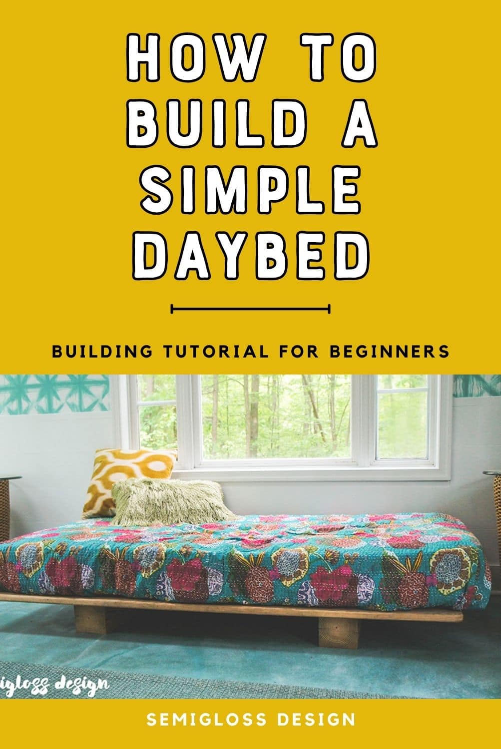 Learn How to Build an Easy DIY Daybed: Perfect for Beginners!