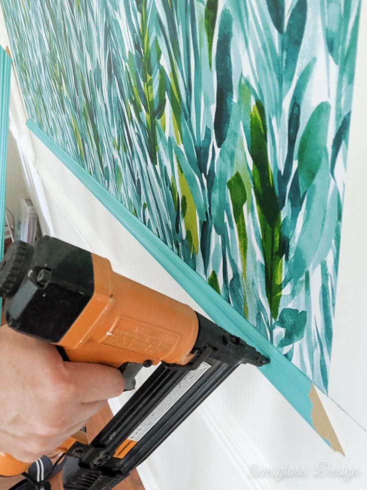 How to Install DIY Wallpaper Panels - Semigloss Design
