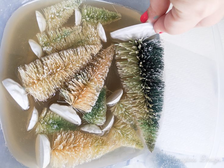 How to Make DIY Bottle Brush Trees - Semigloss Design