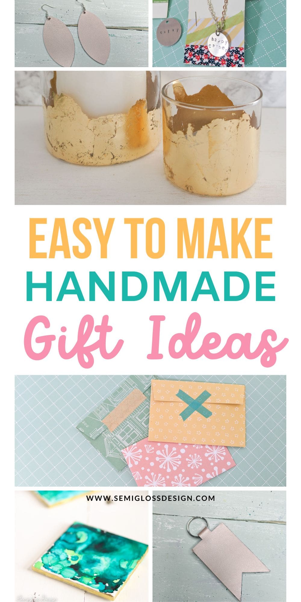 Creative Handmade Gifts that are Easy to Make - Semigloss Design