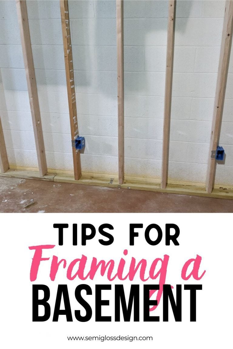 Tips for Framing Basement Walls - Semigloss Design
