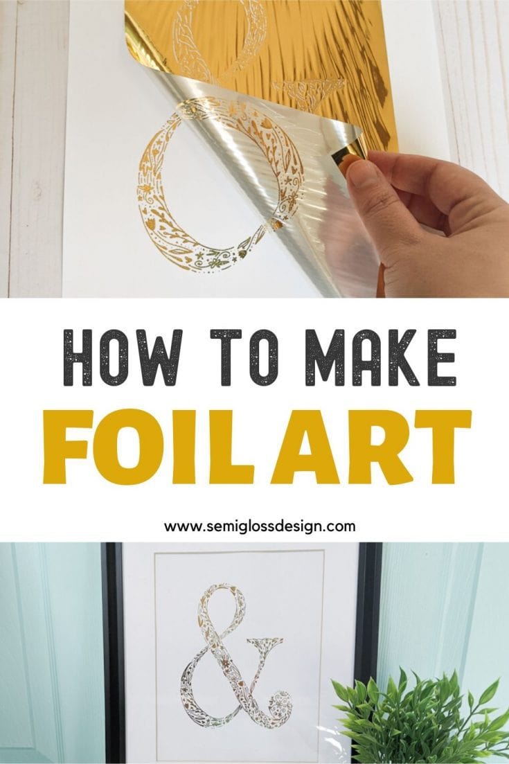 How to Make Foil Art with a Laminator - Semigloss Design