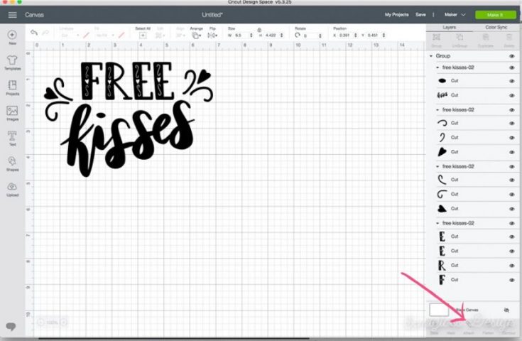 How to Make a Reverse Canvas Sign for Valentine's Day