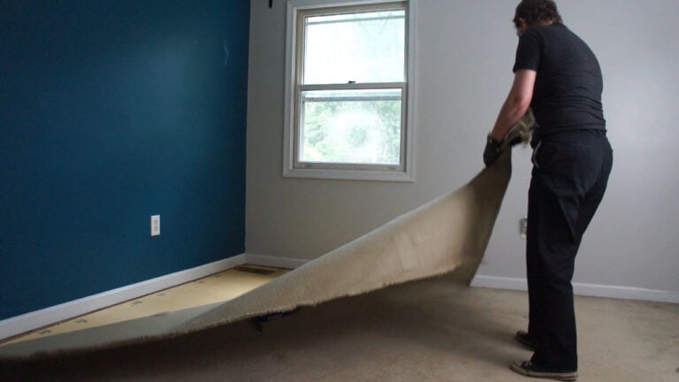 How to Rip Up Carpet: The Easy Way - Semigloss Design