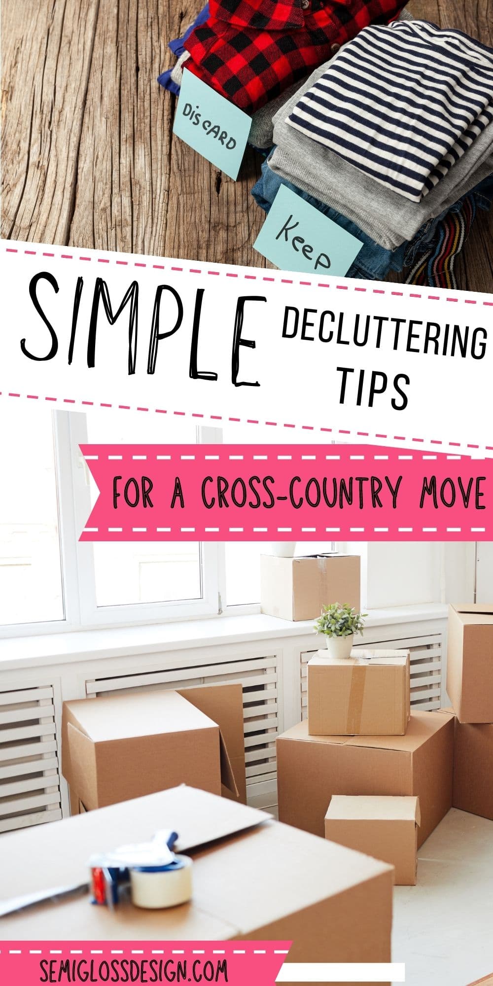 How to Declutter Before Moving - Semigloss Design