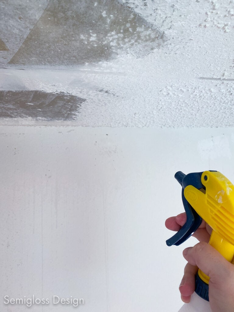 DIY Popcorn Ceiling Removal - Semigloss Design