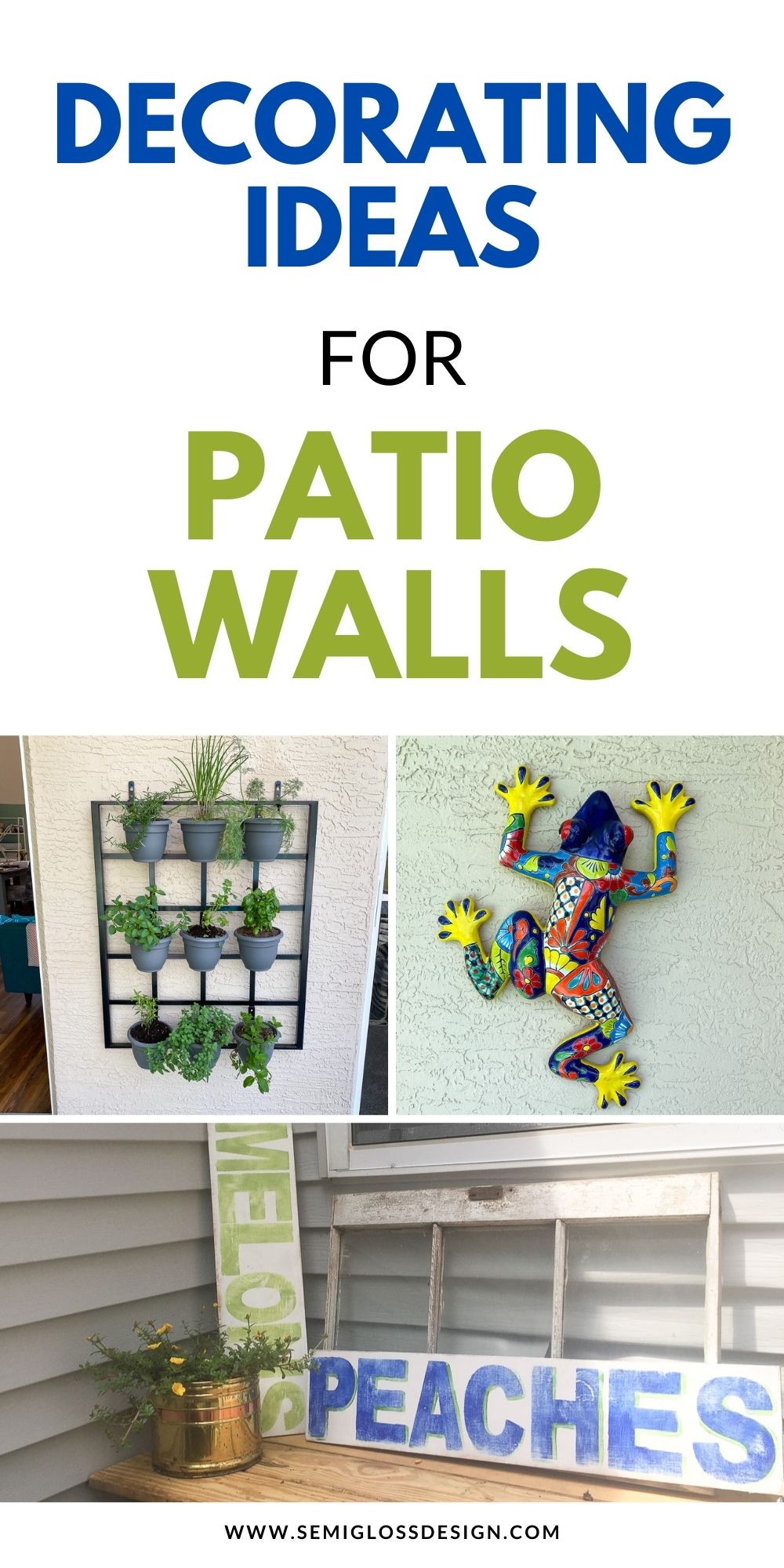 How To Decorate Patio Wall at George Arrellano blog