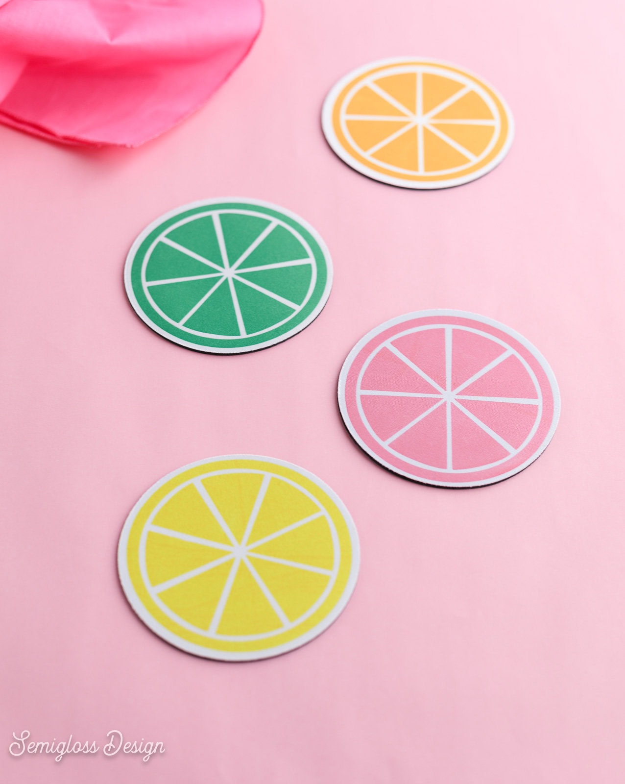 DIY Infusible Ink Coasters with Sublimation Blanks - Semigloss Design