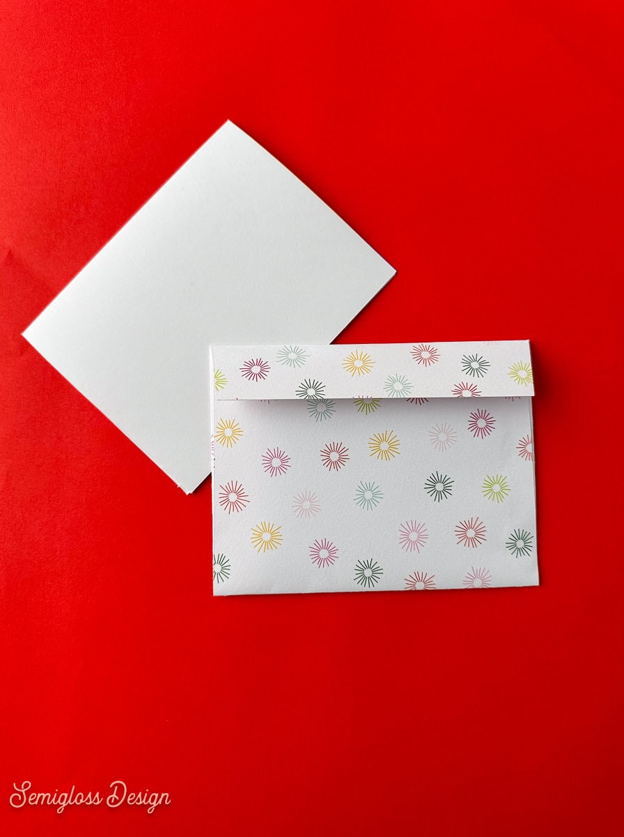 Easy Envelopes with a Cricut - Semigloss Design